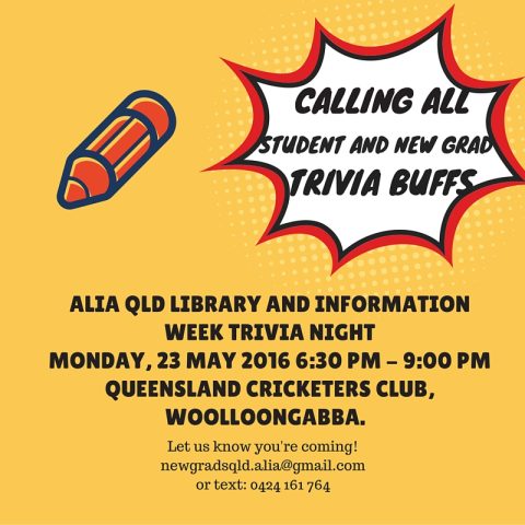 QLD Trivia fiends… we need you! | ALIA